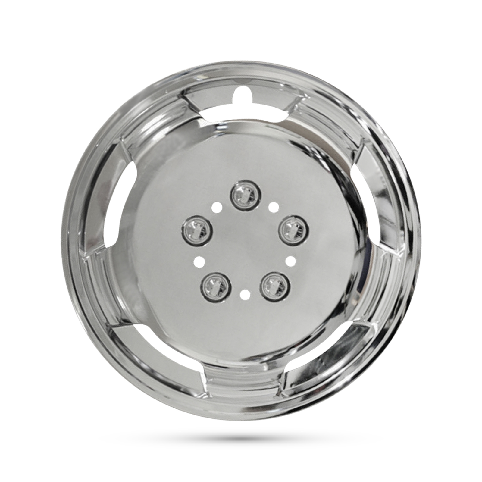 For Peugeot Boxer Motorhome Camper Van 15” 4x Chrome Deep Wheel Trims ...